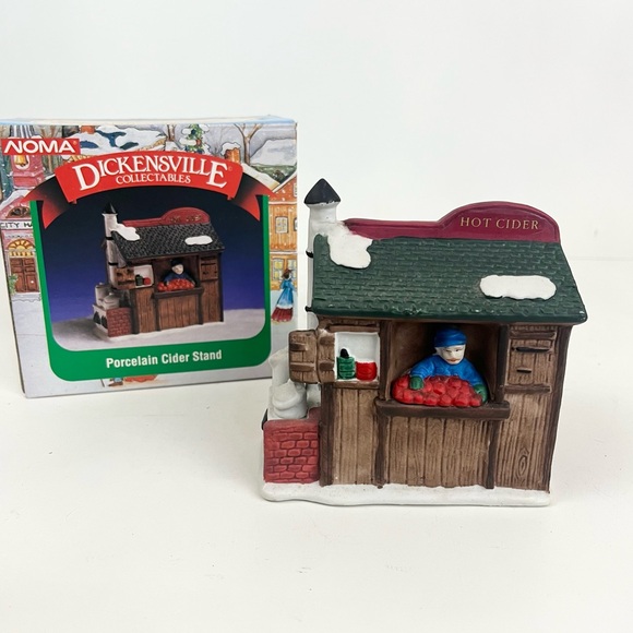 Noma | Holiday | Vintage Noma Dickensville Collectables Porcelain Cider ...